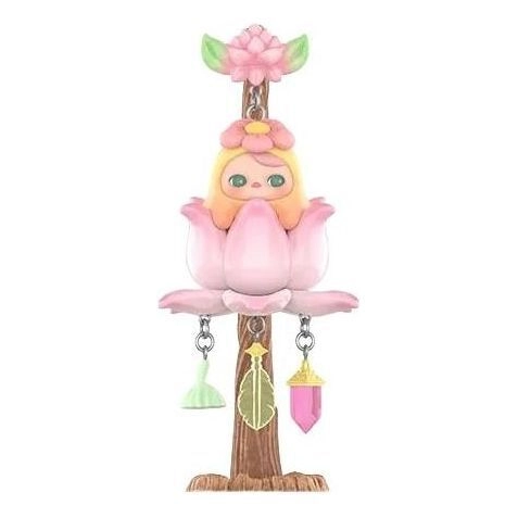 POP MART Pucky Dreamy Wishes Series Figure 'rebirth Of The Lotus - Multi-color
