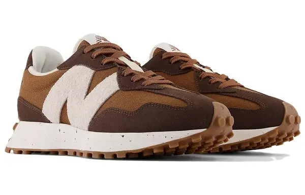 NEW BALANCE 327 'rich Earth' Low Top Sneakers - Brown/grey