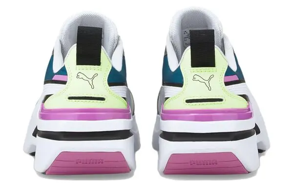 PUMA Kosmo Rider Bright Casual Low Top Sneakers - White/blue/red