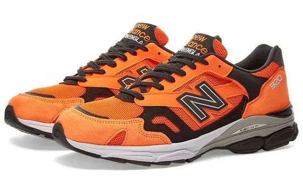 NEW BALANCE 920 Made In England " Black" Sneakers - Orange