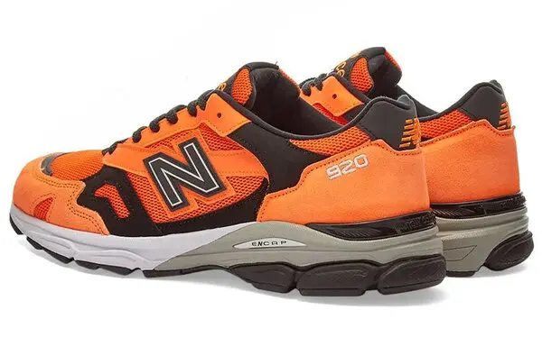 NEW BALANCE 920 Made In England " Black" Sneakers - Orange
