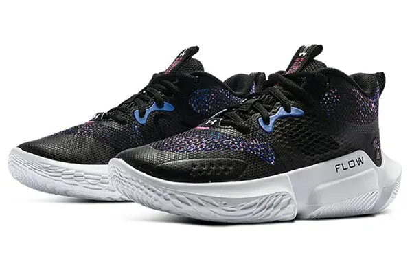 Under Armour Flow Breakthru 3 Athletic Sneakers - Black/multi-color