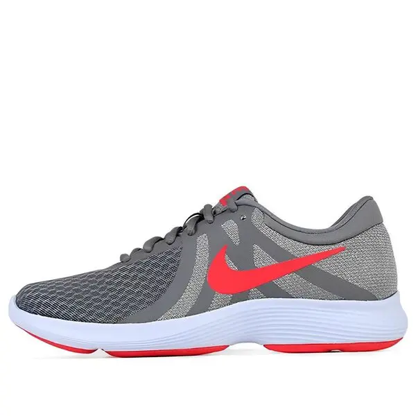 Nike Revolution 4 Athletic Sneakers - Grey/crimson Red