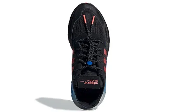 Adidas Nite Jogger Flash Red Blue Sneakers - Black