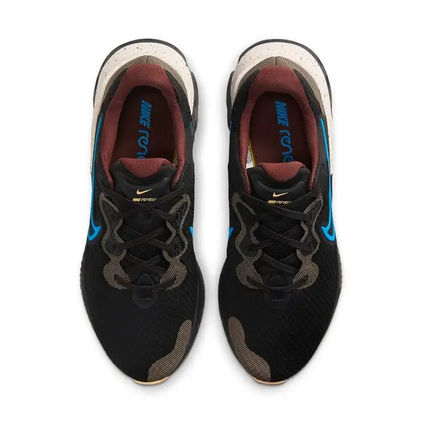 Nike Renew Run 2 Sneakers - Black/yellow/blue