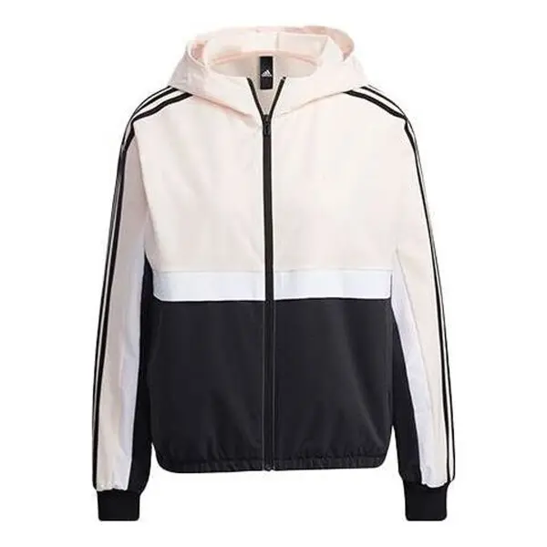 Adidas Hooded Jacket - Black/pink
