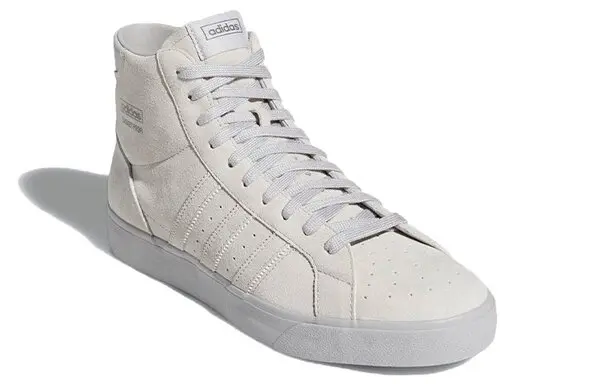 Adidas Basket Profi High Top Sneakers - Gray/white