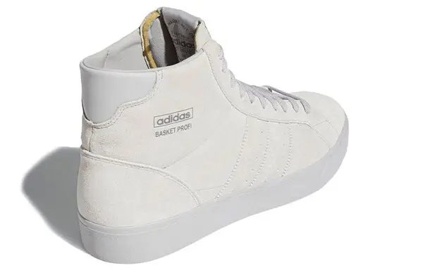 Adidas Basket Profi High Top Sneakers - Gray/white
