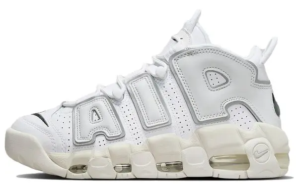Nike More Uptempo Sneakers - White/photon Dust/metallic Silver