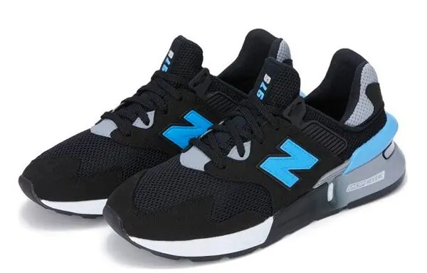 NEW BALANCE 997 Athletic Sneakers - Black/blue