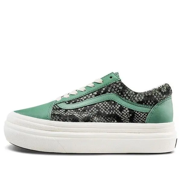 VANS Old Skool Lx Platform Sneakers - Green/black