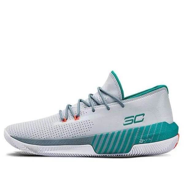 Under Armour Curry 3zer0 3 Low Top Basketball Sneakers - Grey
