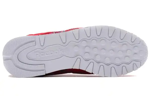 REEBOK Opening Ceremony X Classic Leather "chinese Jacquard Floral - Red