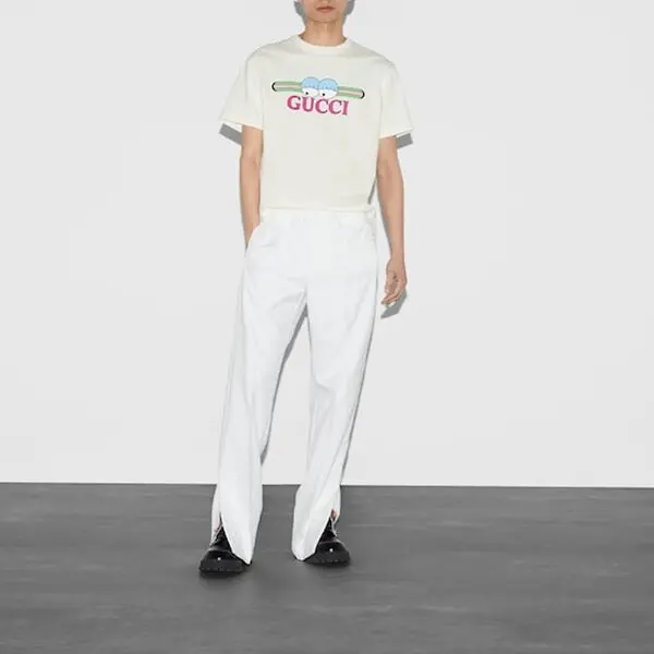 Gucci Cotton Jersey T-shirt With Print