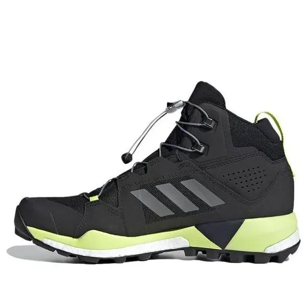 Adidas Skychaser Xt Mid Gtx Hiking Boots - Core Black/grey Four/solar Yellow