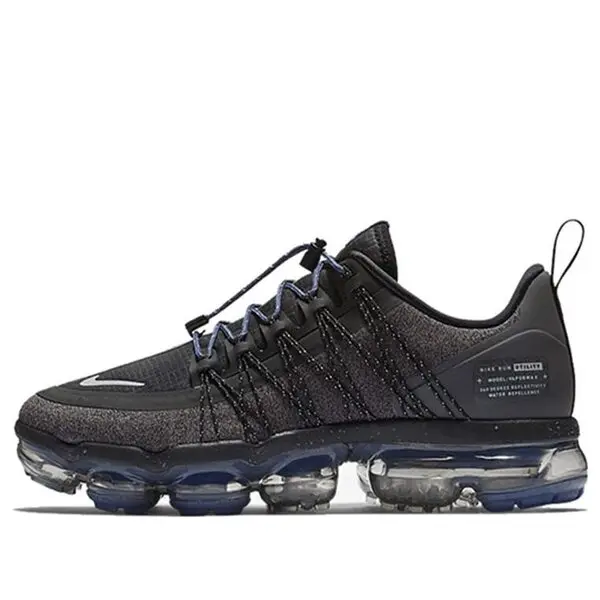 Nike Vapormax Run Utility Sneakers - Black/reflect Silver-thunder Grey