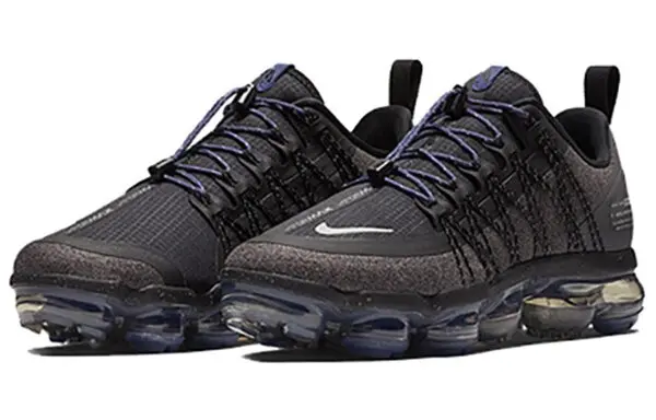 Nike Vapormax Run Utility Sneakers - Black/reflect Silver-thunder Grey