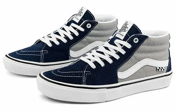 VANS Skate Grosso Mid Sneakers - Blue/grey