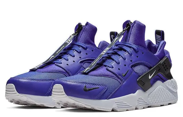 Nike Huarache Zip Sneakers - Black/purple