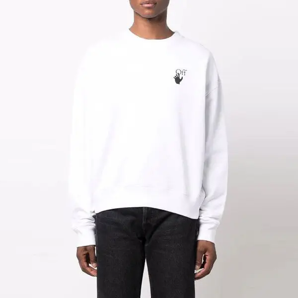 Off-White Logo Arrow Pattern Pullover