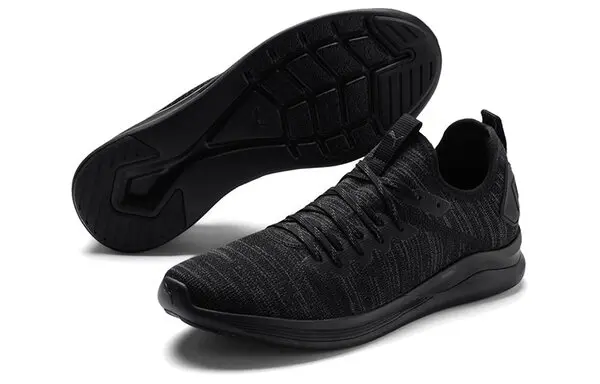 PUMA Ignite Flash Evoknit "asphalt" Sneakers - Black