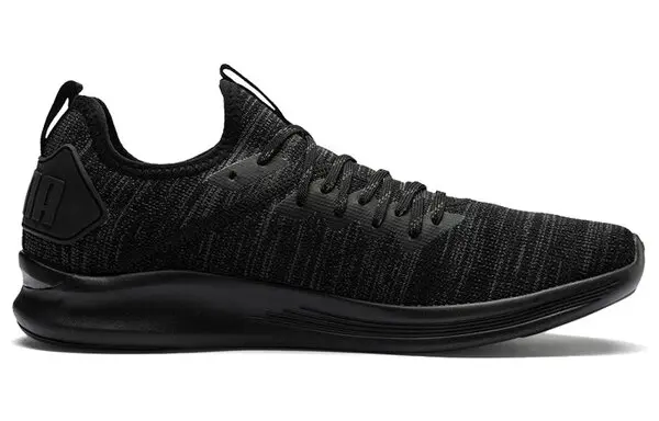 PUMA Ignite Flash Evoknit "asphalt" Sneakers - Black