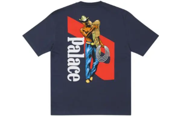 PALACE Ss22 Saves T-shirt - Navy