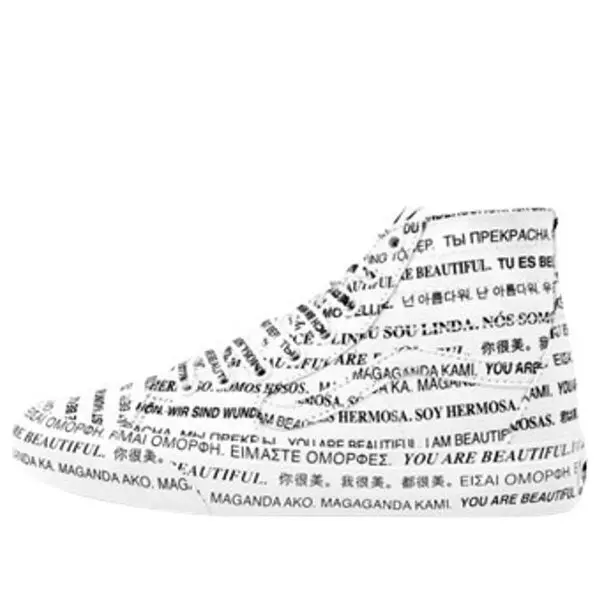 VANS Sk8-hi Tapered Sneakers - White/black