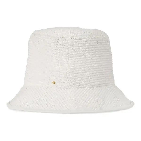 Gucci Gg Cable Knit Fedora - Ivory