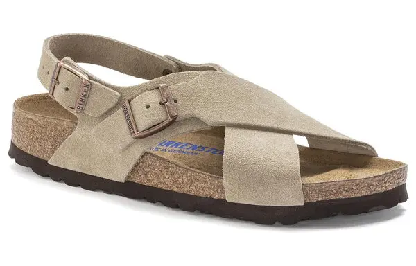 BIRKENSTOCK Tulum Suede Leather Sandals
