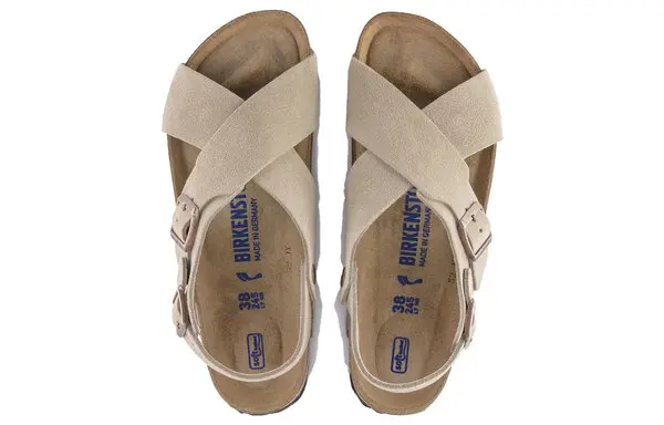 BIRKENSTOCK Tulum Suede Leather Sandals