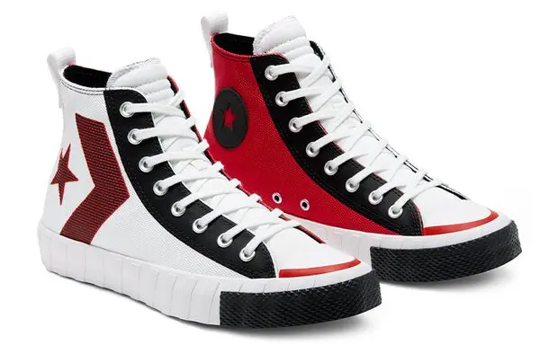 CONVERSE Unt1tl3d High Top Sneakers - Red/black