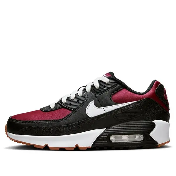 Nike Max 90 Leather Sneakers - Black/red