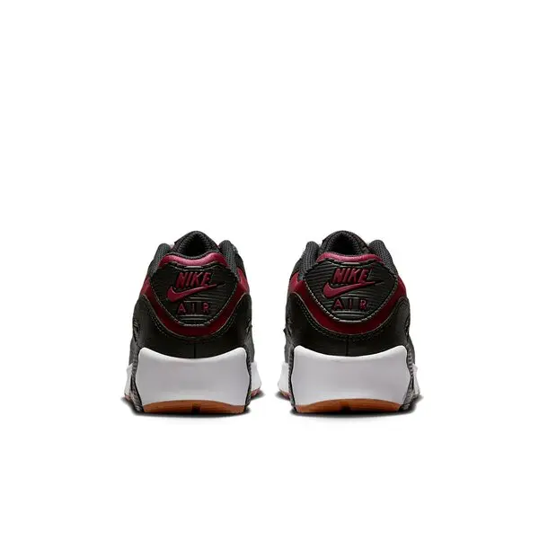 Nike Max 90 Leather Sneakers - Black/red
