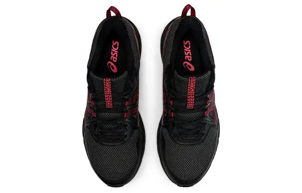 Asics Gel-venture Athletic Sneakers - Black/red