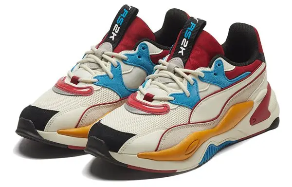 PUMA Rs-2k Rf Low Top Sneakers - Khaki/yellow/red