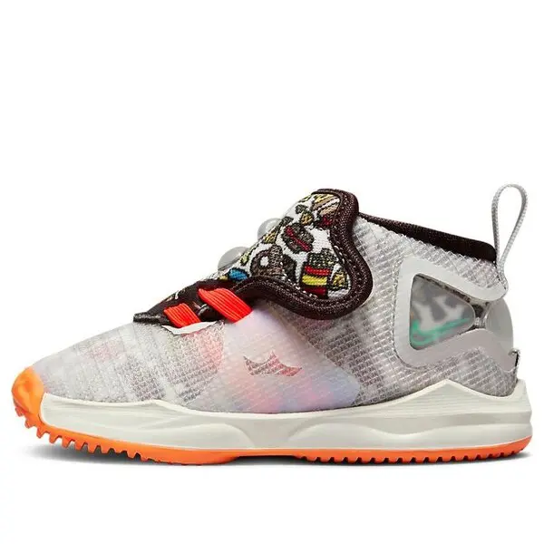 Nike Lebron 19 "fast Food" High-top Sneakers - Gray/orange