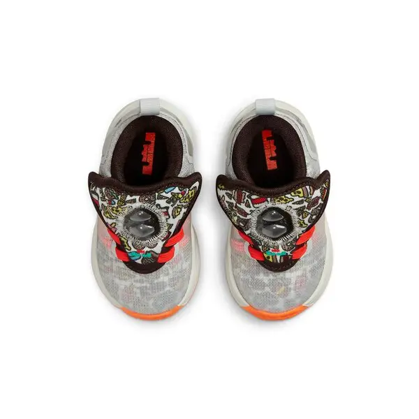 Nike Lebron 19 "fast Food" High-top Sneakers - Gray/orange