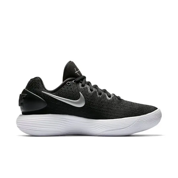 Nike Hyperdunk 2017 Low Athletic Sneakers - Black/silver