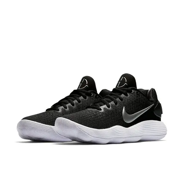Nike Hyperdunk 2017 Low Athletic Sneakers - Black/silver