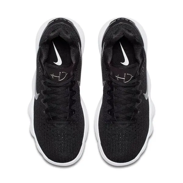 Nike Hyperdunk 2017 Low Athletic Sneakers - Black/silver
