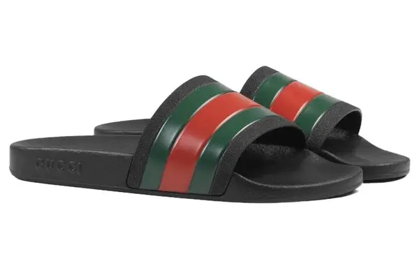 Gucci Pursuit '72 Rubber Slide - Black
