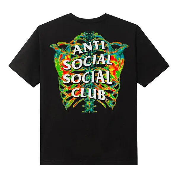 ANTI SOCIAL SOCIAL CLUB Blow To The Chest Tee 'black - Black/multi