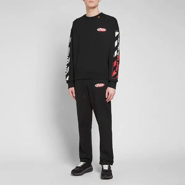 Off-White Ss19 Diagonals Crew Neck Sweater