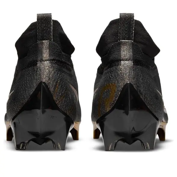 Nike Vapor Edge Elite 360 Flyknit Athletic Cleats - Black/gold