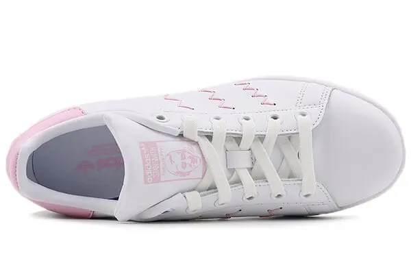 Adidas Stan Smith Low Top Sneakers - White/pink