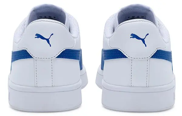 PUMA Smash V2 Buck Sneakers - White/blue