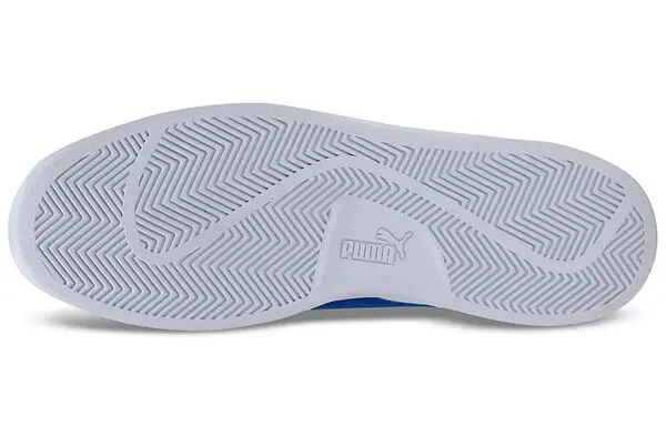 PUMA Smash V2 Buck Sneakers - White/blue