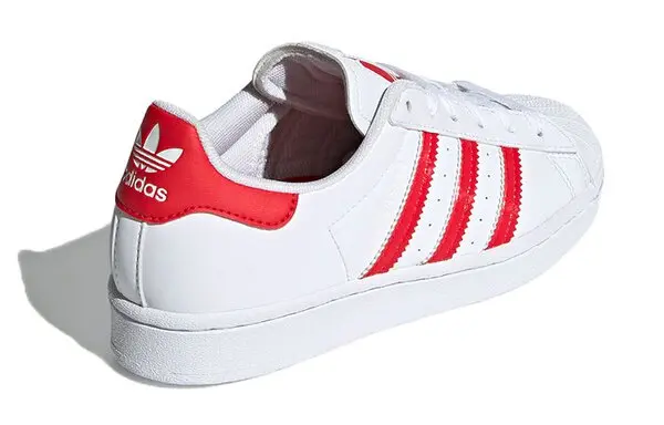 Adidas Superstar J Fy2569 "vivid Red" Sneakers - White/red