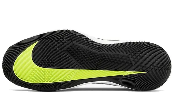 Nike Court Air Zoom Vapor X Hc Tennis Sneakers - Black/white/volt